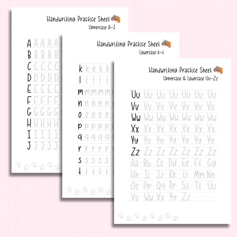 Neat Handwriting Practice Sheet,printable Handwriting Worksheets ...