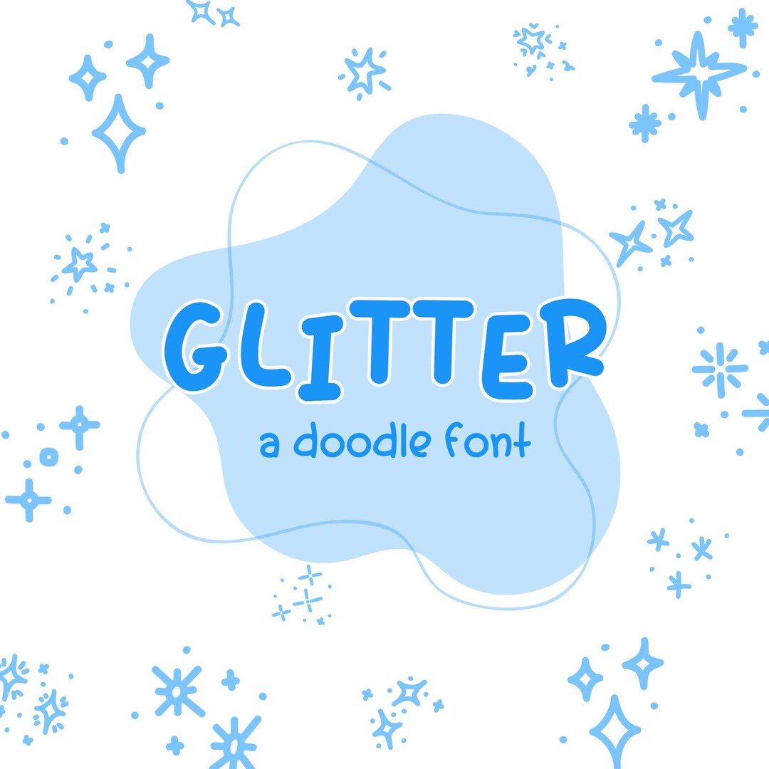 Doodle Font, Procreate Fonts, Hand-drawn Doodle Font, Cute Doodle Font ...