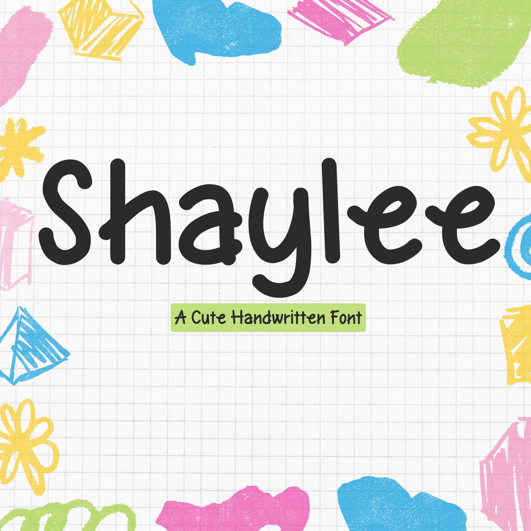 Handwritten Font Cute Handwritten Font Handwriting Fonts Procreate ...