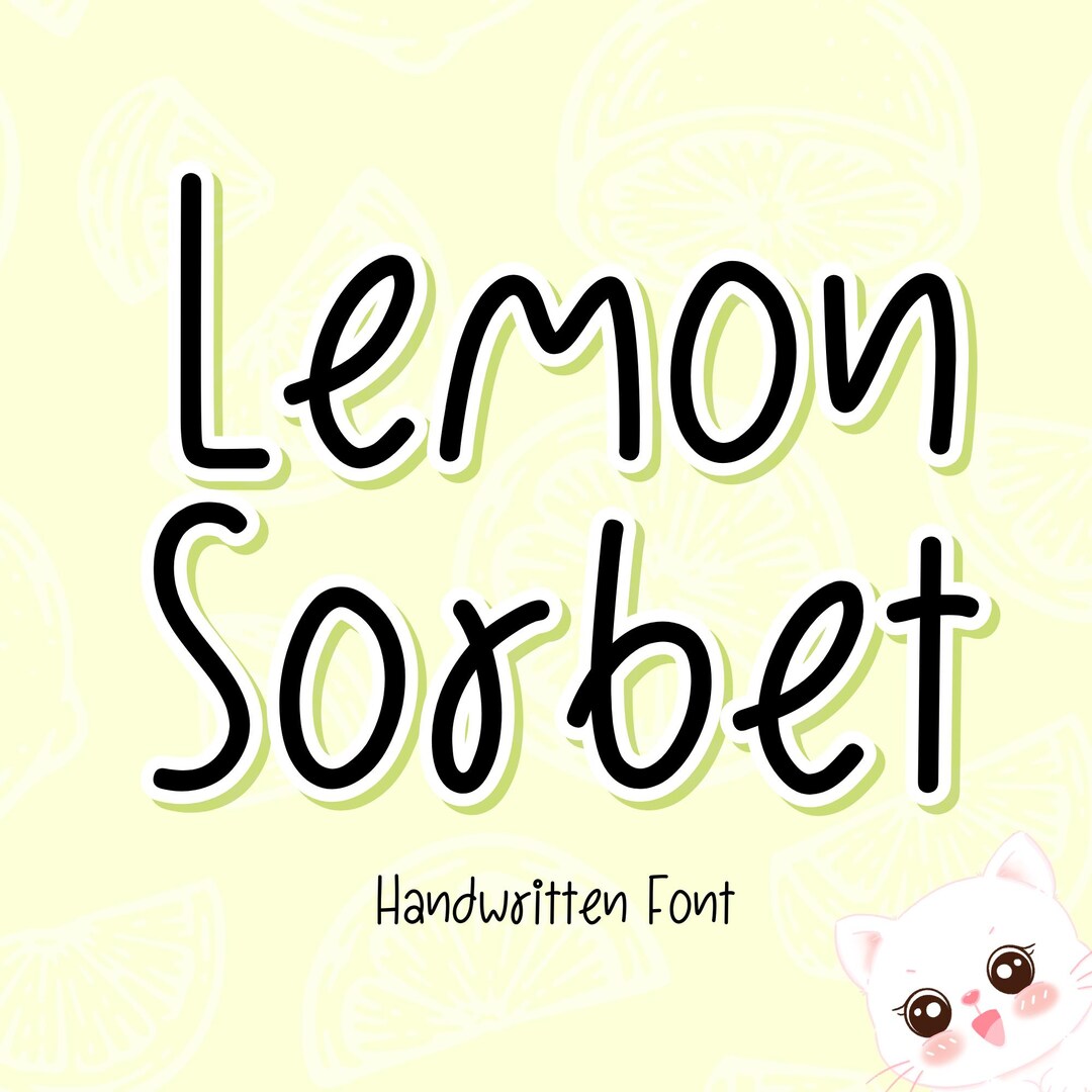 Cute Handwritten Font | Handwriting Font| Procreate Font | Simple Font ...