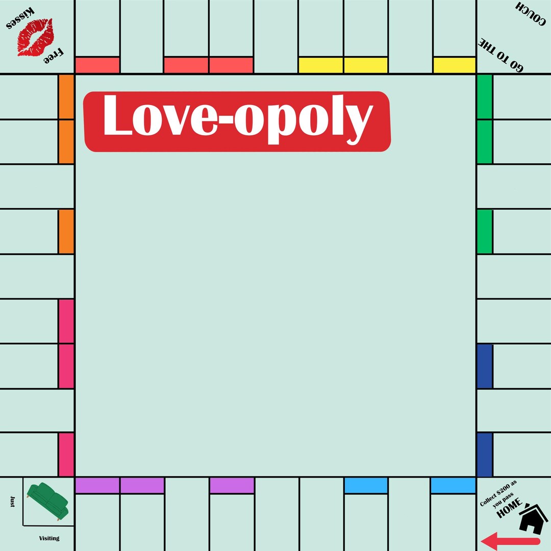DIY Monopoly Board - Etsy