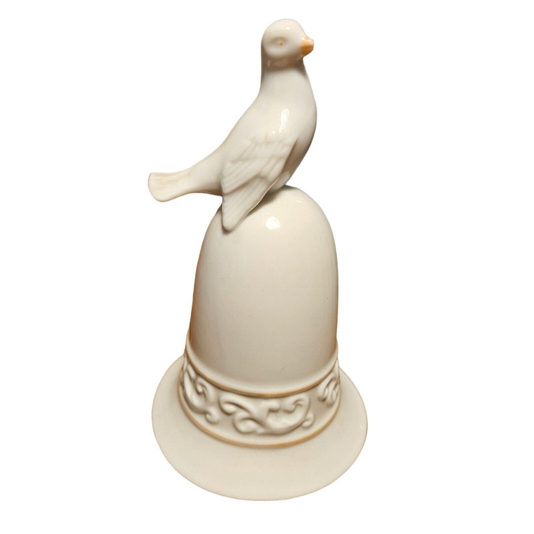 Avon Tapestry Collection Bird Bell: Hand-painted Ceramic, 1981 - Etsy