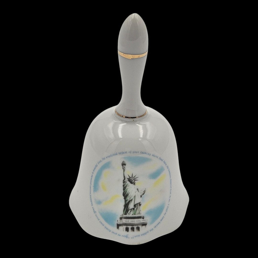 Vintage 1985 Statue of Liberty Centennial Bell - Made in Japan - Etsy