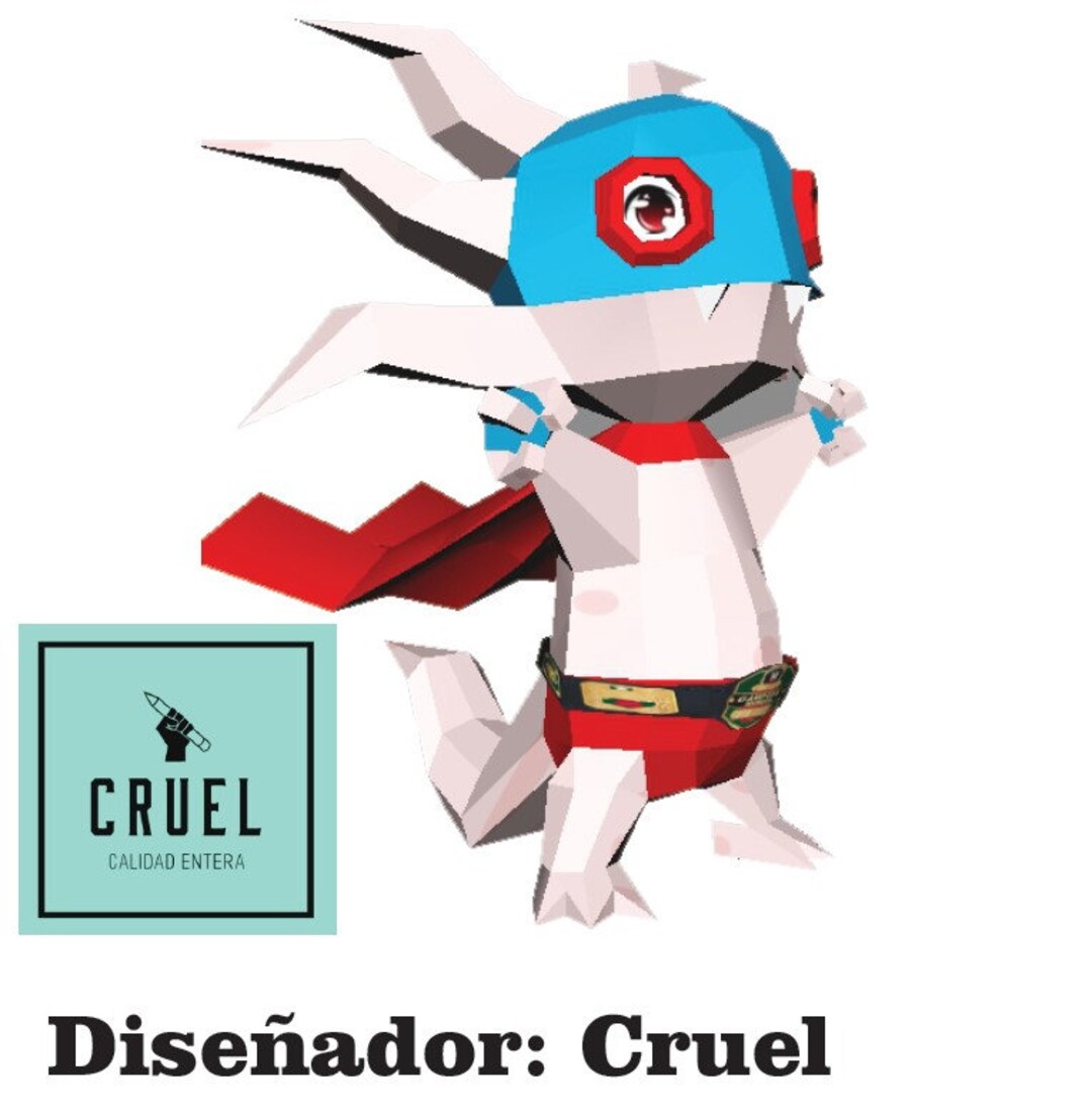 PAPERCRAFT FIGHTING AXOLOTL - Etsy Canada