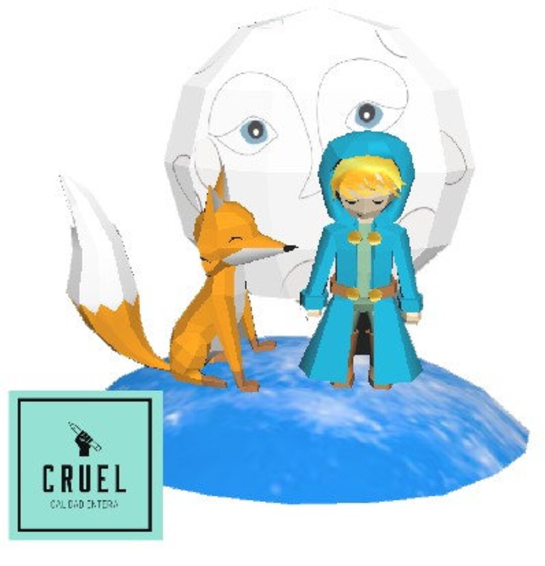 PAPERCRAFT-THE LITTLE PRINCE - Etsy