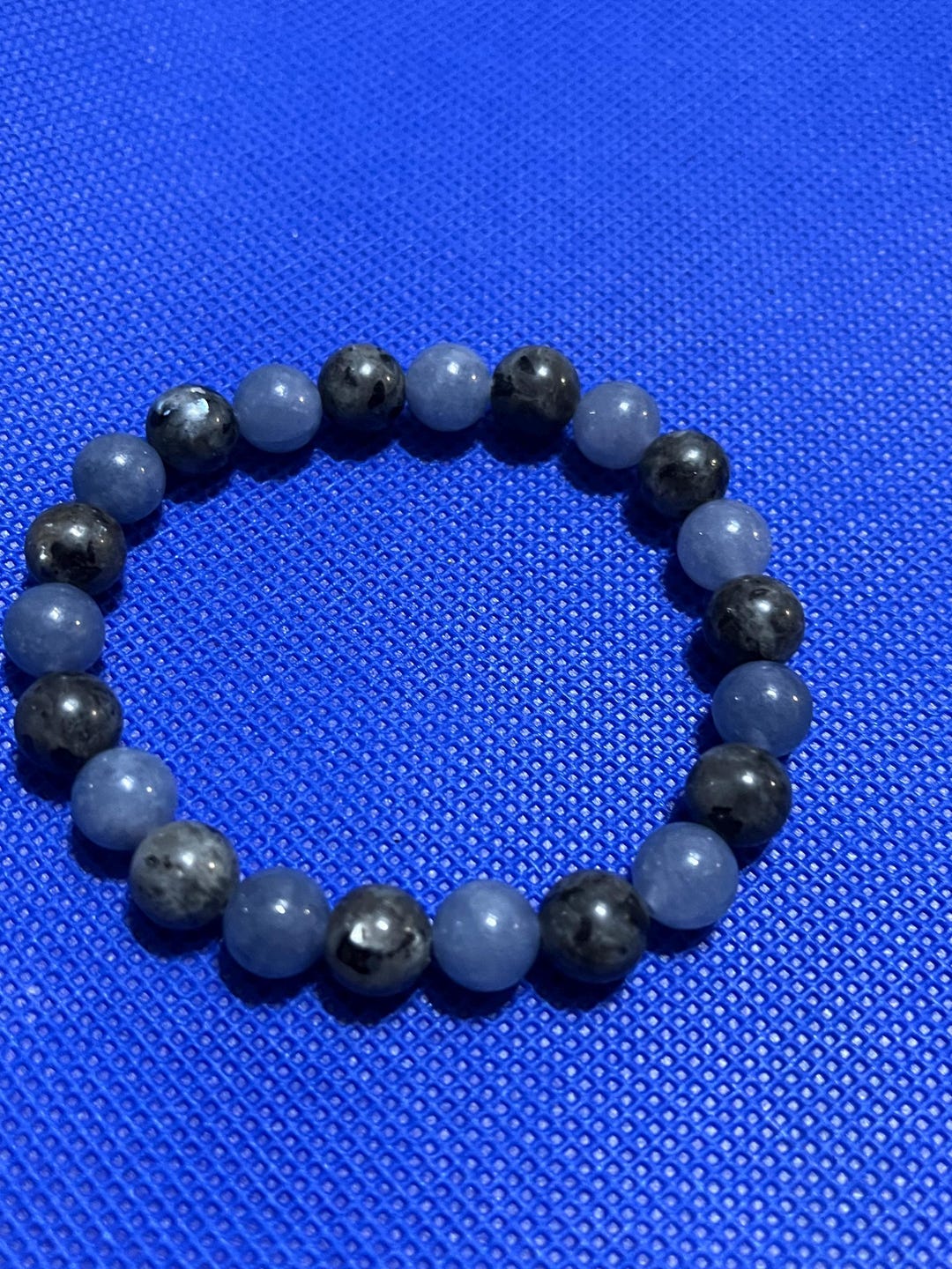 Discover the Elegance: Larvikite & Blue Adventurine Natural Gemstone ...