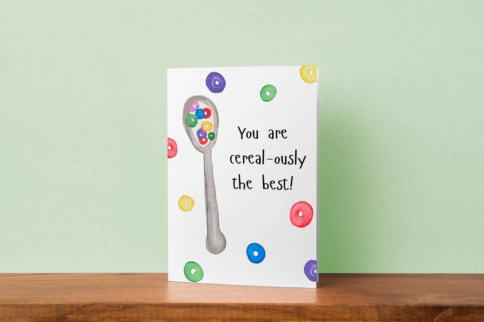 You Are Cereal-ously the Best - Thank You Card, Thinking of You Card - Etsy