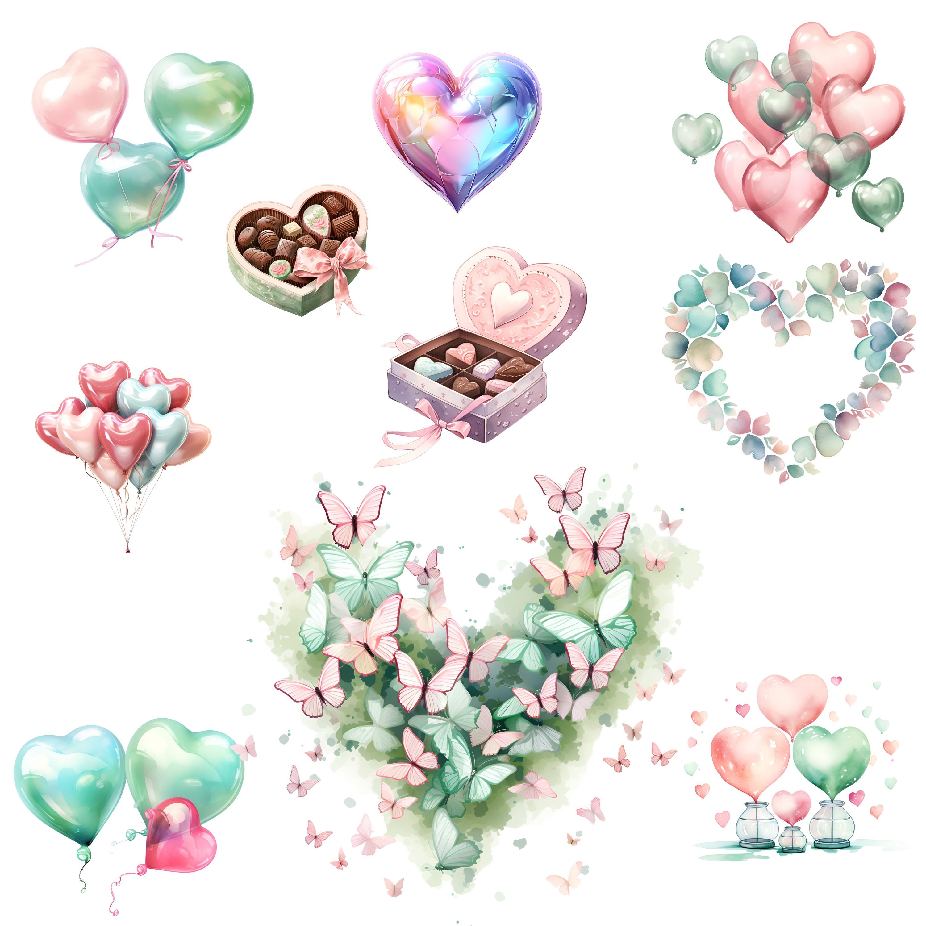 Clip Art Bundle PNG Transparent Background Instant Digital Download ...