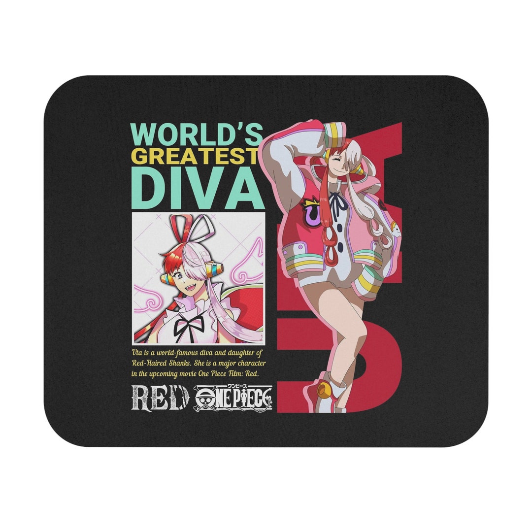 One Piece RED Uta Shanks Daughter Mouse Pad rectangle - Etsy