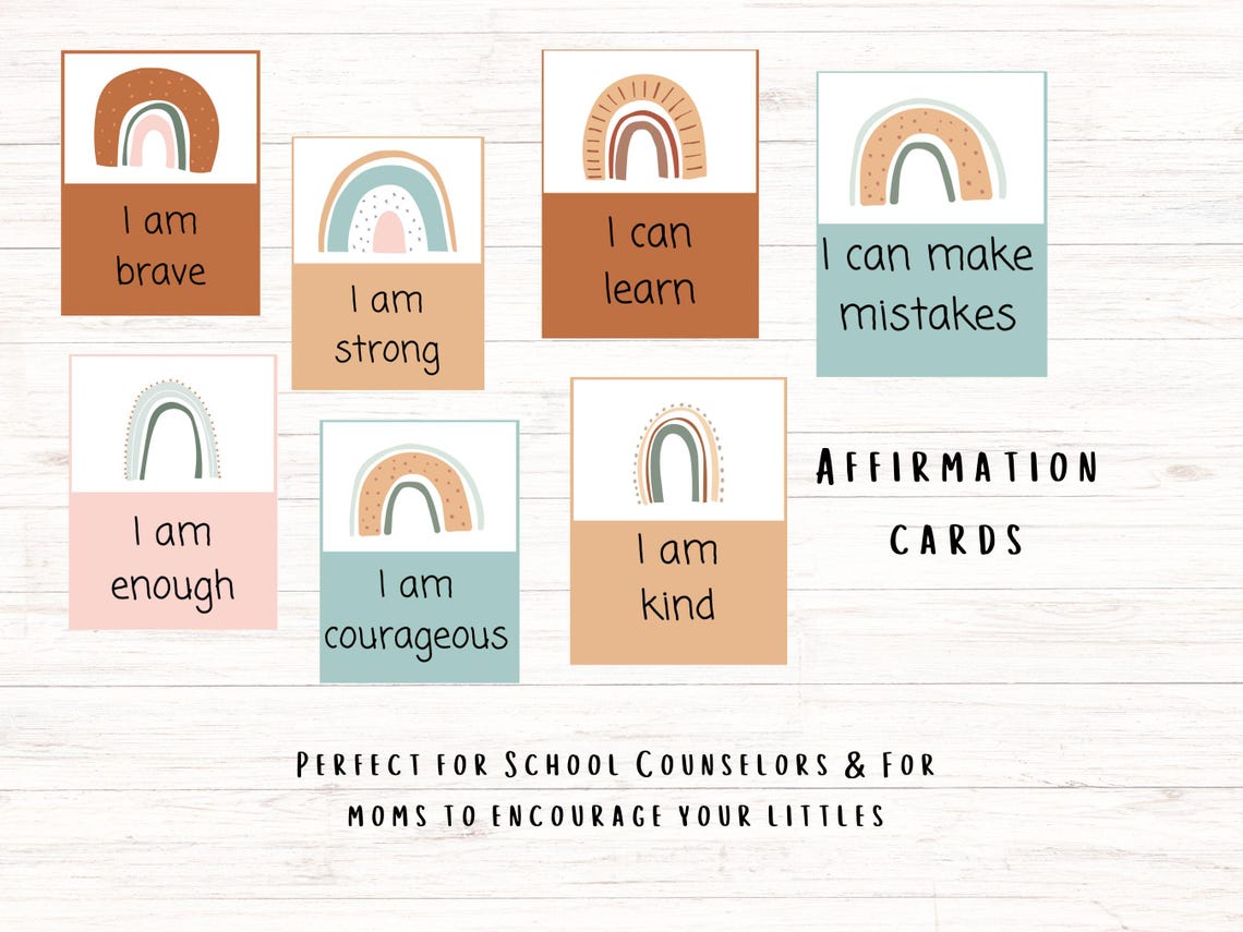 Affirmation Station Cards- Printable PDF - Etsy
