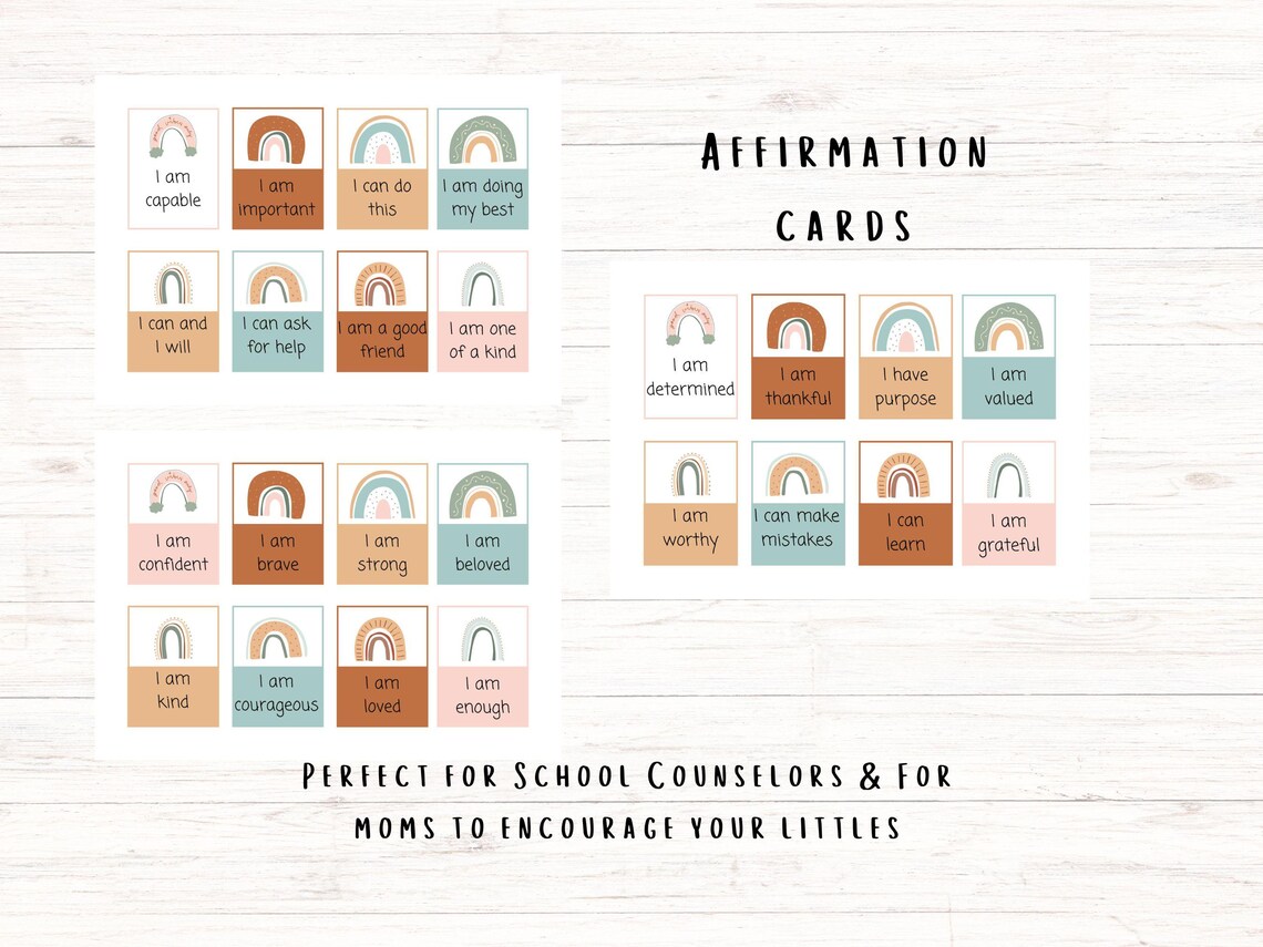 Affirmation Station Cards- Printable PDF - Etsy