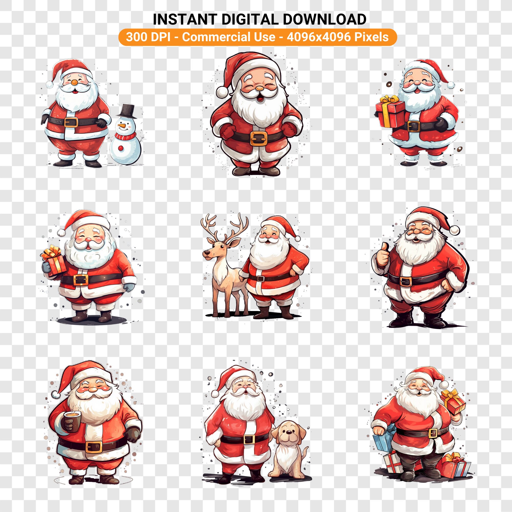 Cute Santa Claus Clipart, Santa Claus Cuteness, Santa Downloaded, Santa ...