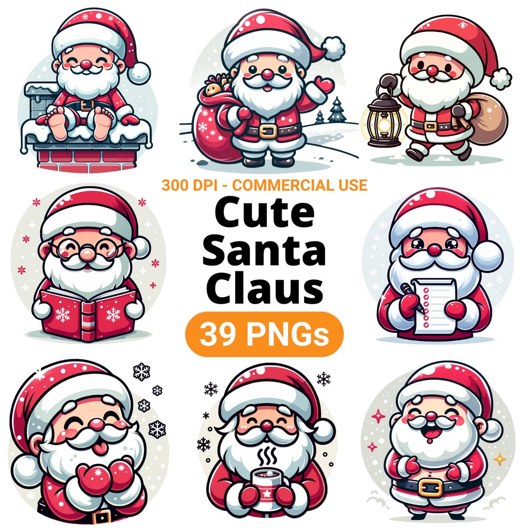 Cute Santa Claus Clipart, Santa Claus Cuteness, Santa Downloaded, Santa ...