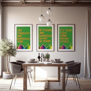 Scripture Posters BUNDLE, Kids Bible Verses, Printable Wall Art, Sunday ...