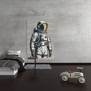 Astronaut Poster Print, Spaceman Printable Wall Art, Digital Download ...