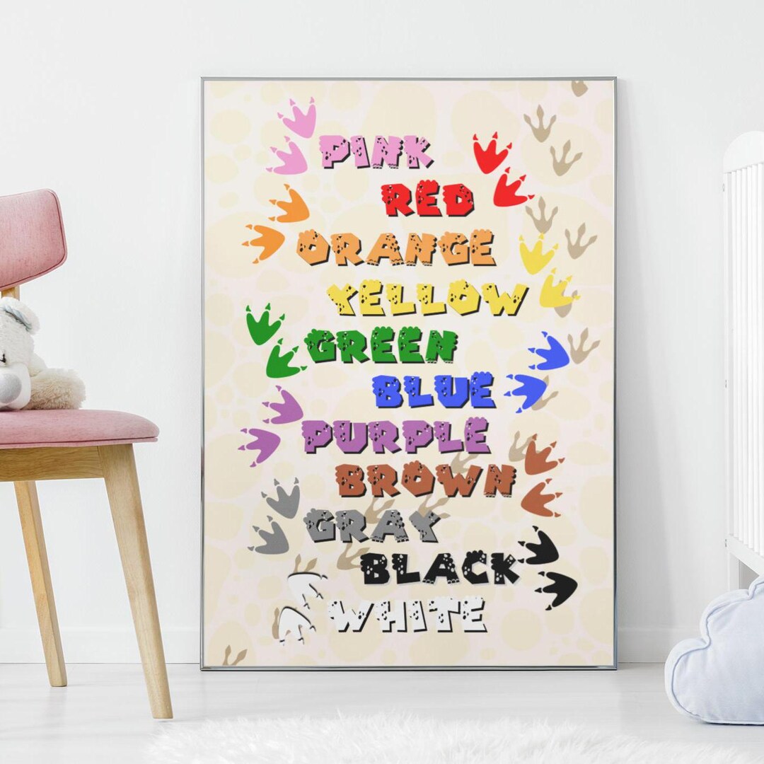 Colors Educational Poster: Montessori Classroom Decor (printable) - Etsy