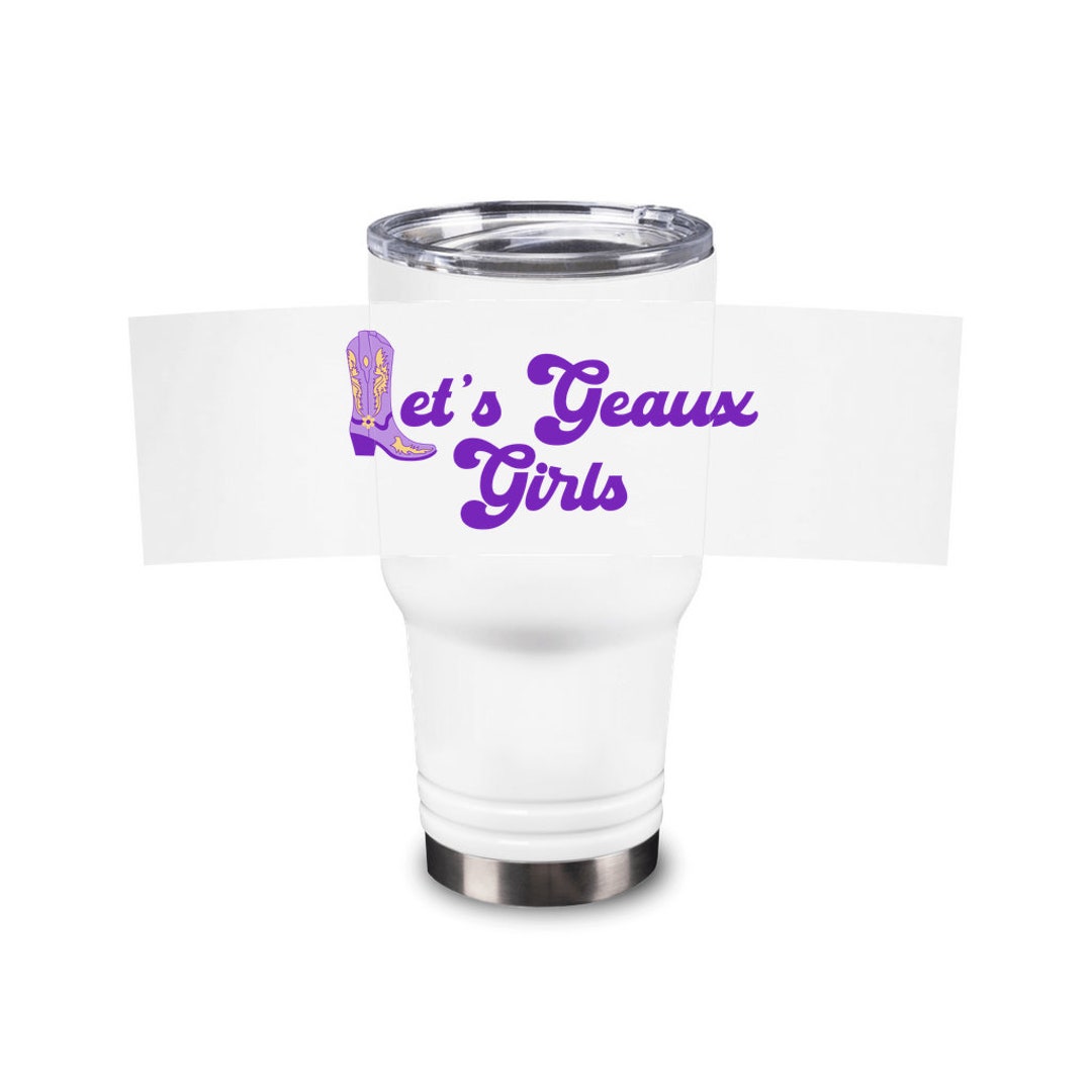 Let's Geaux Girls Game Day Double Wall Tumblers - Etsy