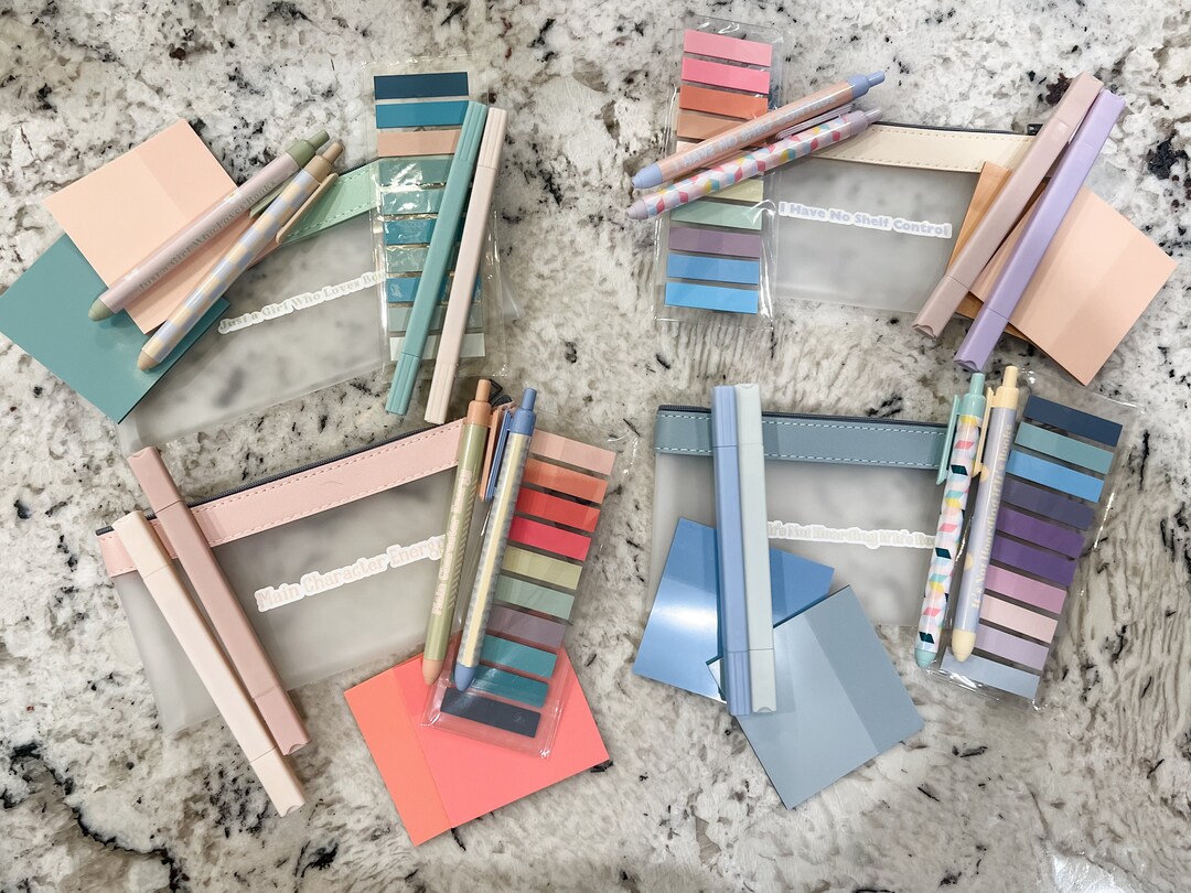 Book Annotation Kit Bookish Accessories Book Reading Toolkit Perfect ...