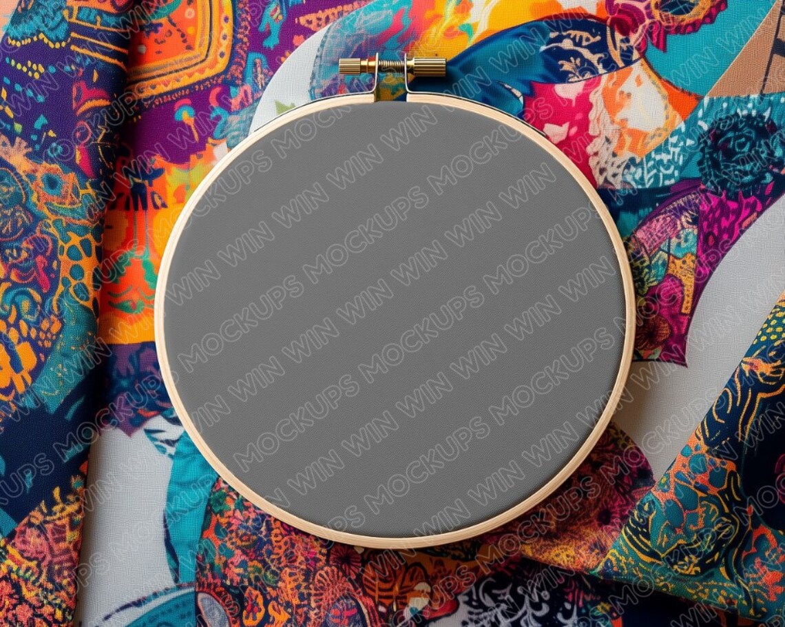Embroidery Hoop Mockup, Embroider Mockup, Stitch Mockup, Sewing Mockup ...