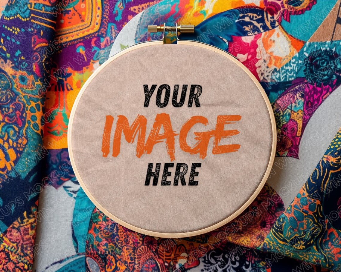 Embroidery Hoop Mockup, Embroider Mockup, Stitch Mockup, Sewing Mockup ...