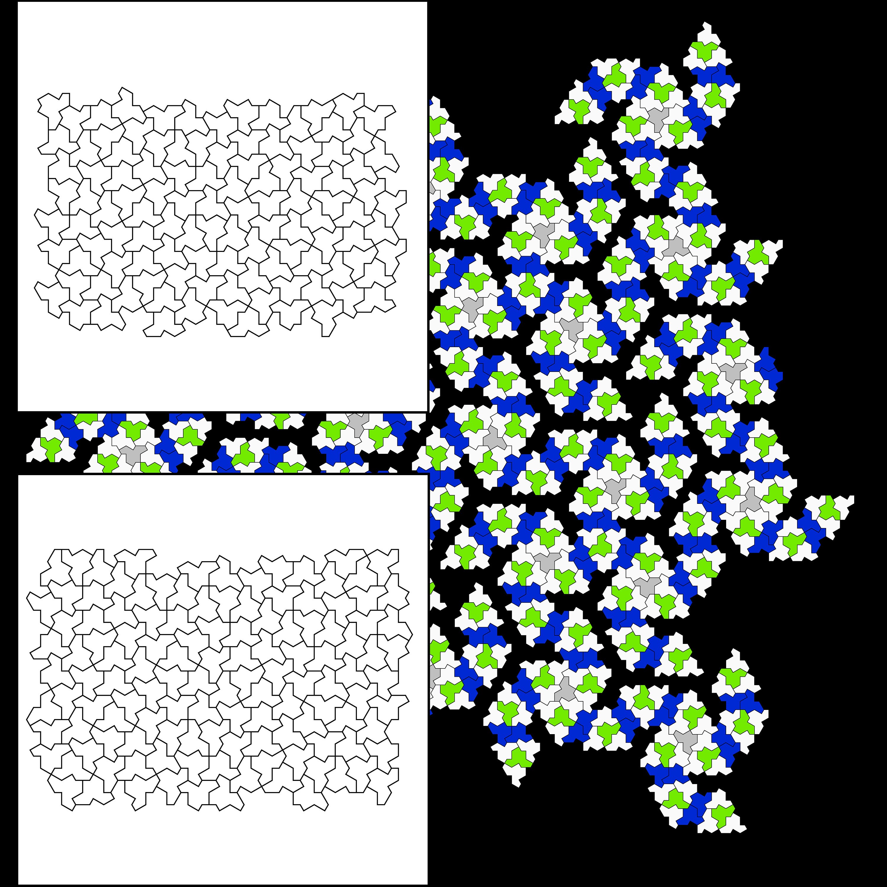 The Hat Aperiodic Monotile SVG Bundle, Cut 100 Tiles per Run on A4 Area ...