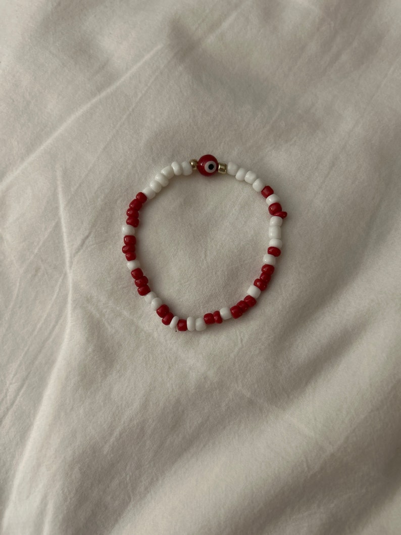 Red Evil Eye Bracelet - Etsy