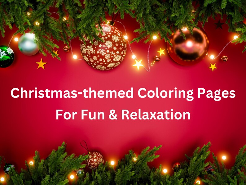 Festive Christmas Coloring Pages | Fun Holiday Scenes With Santa, Elves ...