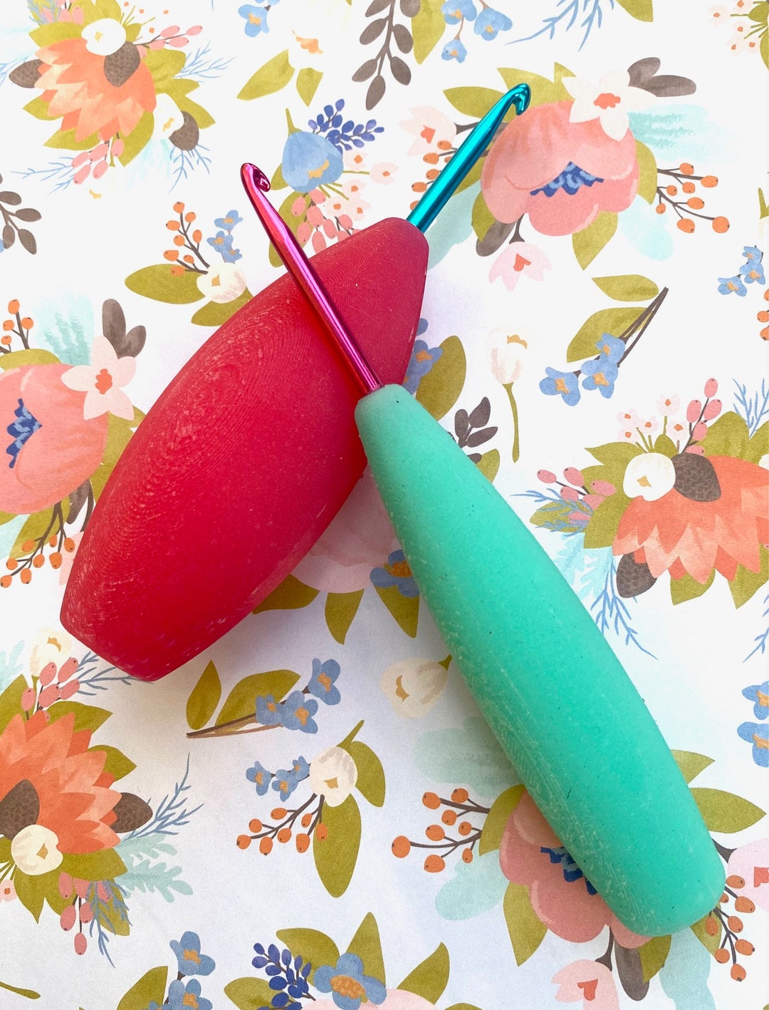 Ergonomic Crochet Hook Grip Crochet Hook Handle Interchangeable ...