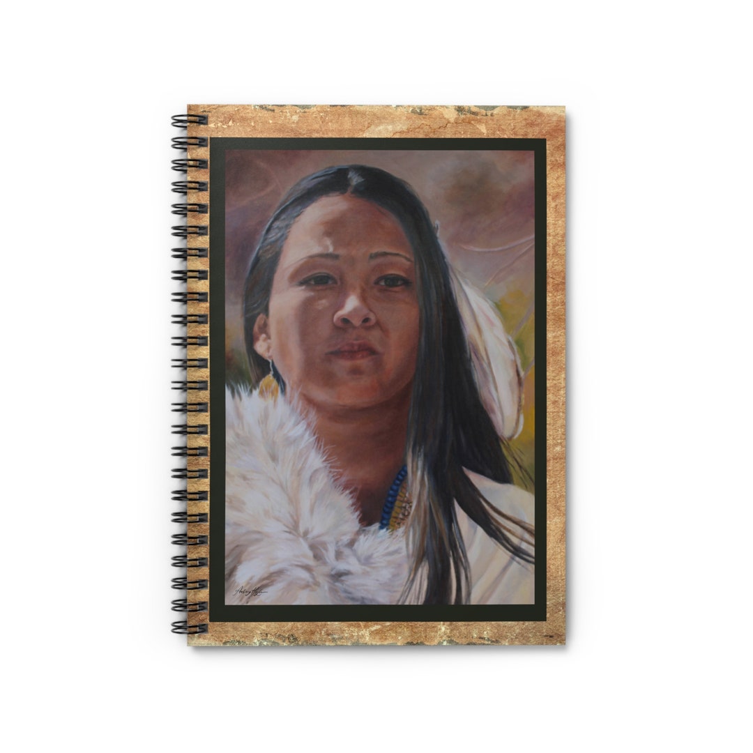 Native American Spiral Notebook Ruled Line, Native American Art, Native ...