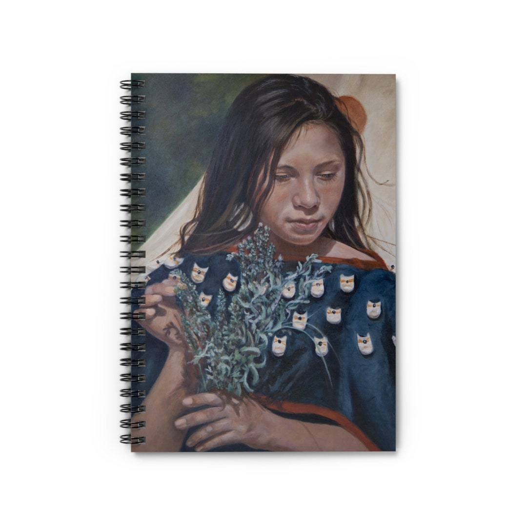 Native American Spiral Notebook Ruled Line, Native American Art, Native ...
