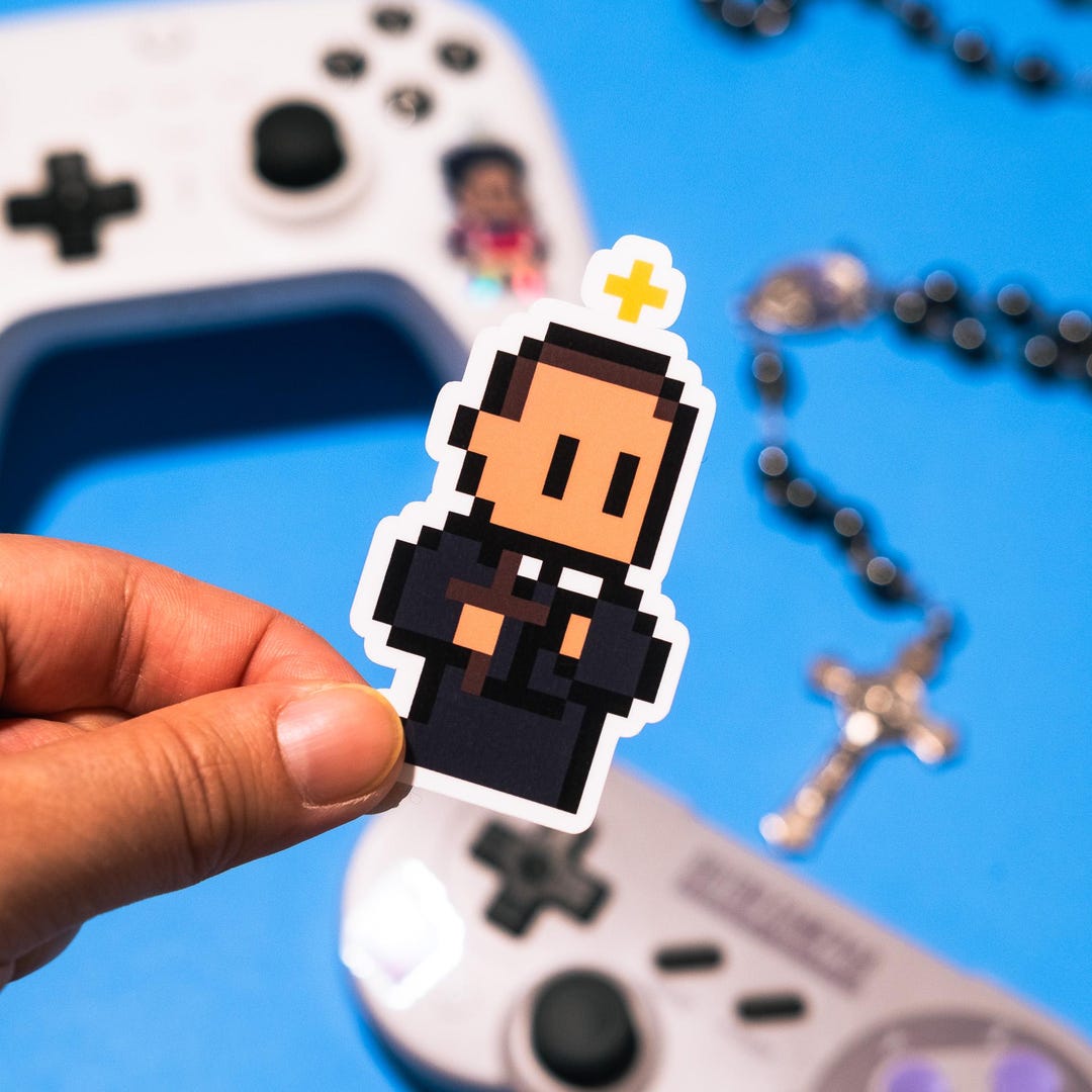 St. Gerald Majella Video Game Sticker - Etsy