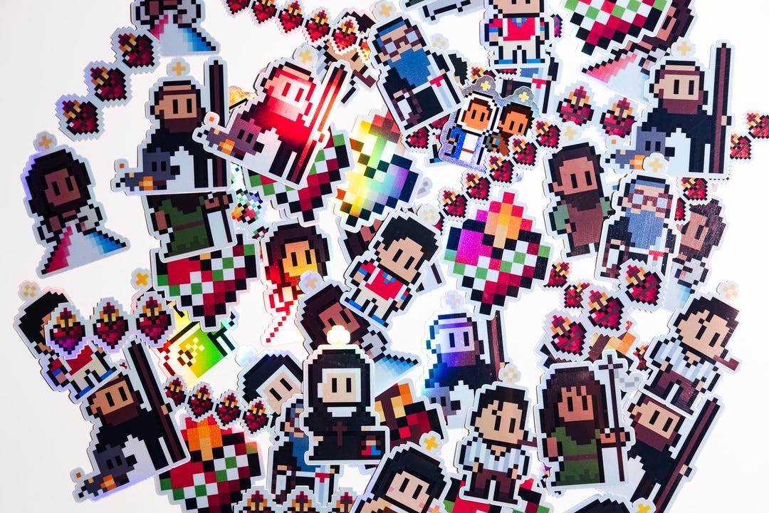 10-pack of Catholic Video Game Stickers (RANDOM) - Etsy