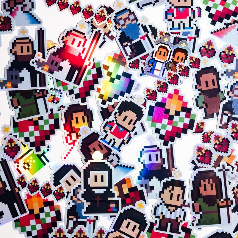 Catholic Stickers - Etsy