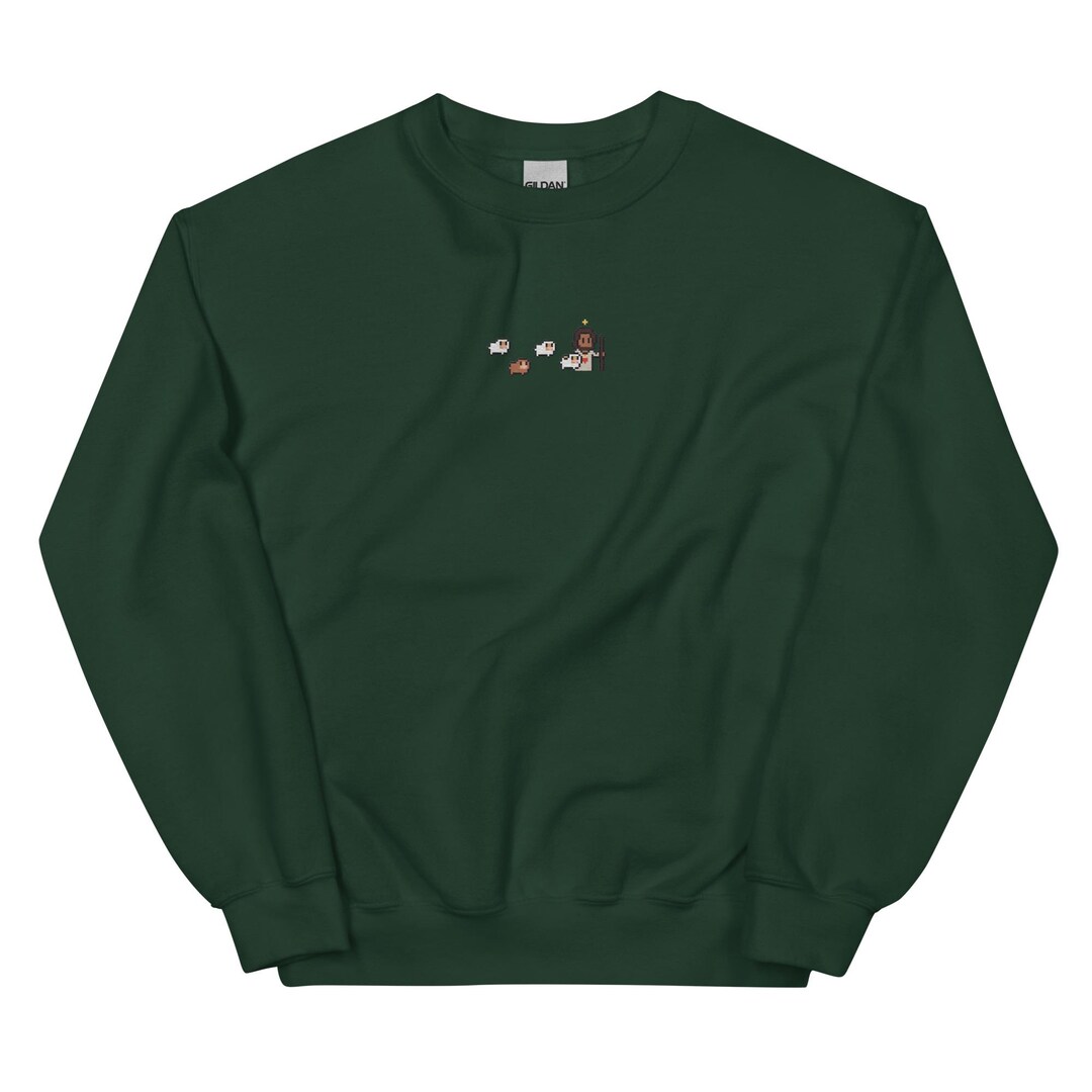 Jesus the Good Shepherd Retro Video Game Crewneck - Etsy Australia