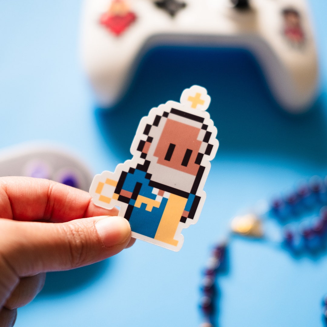 St. Peter Retro Video Game Sticker - Etsy