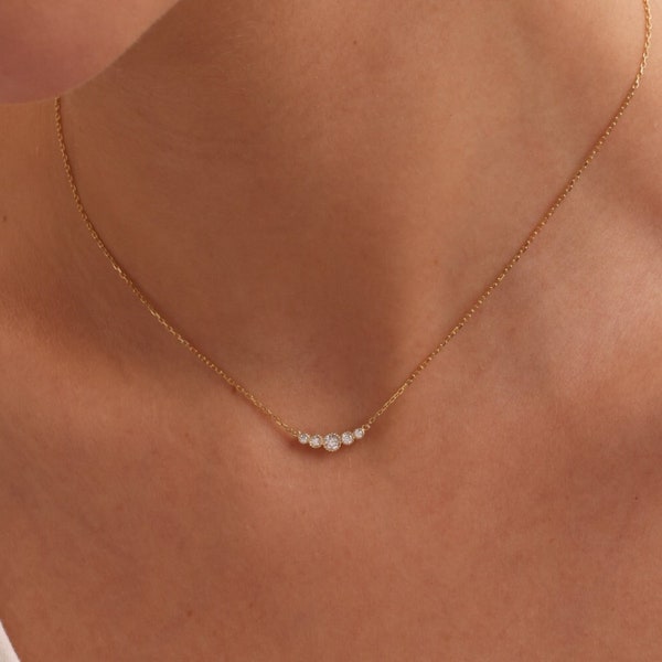 Dainty Gold Necklace - Etsy