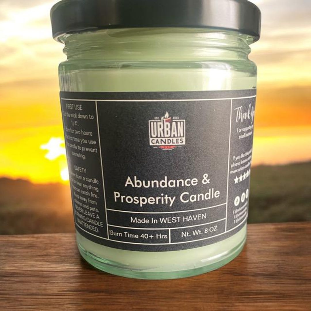 Abundance and Prosperity Scented Candle & Room Spray – 8 Oz - Etsy