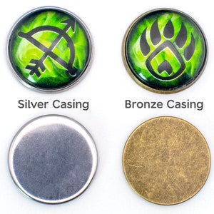 Custom Glass and Metal Premium Class Icon RPG Table Top Tokens - DND ...