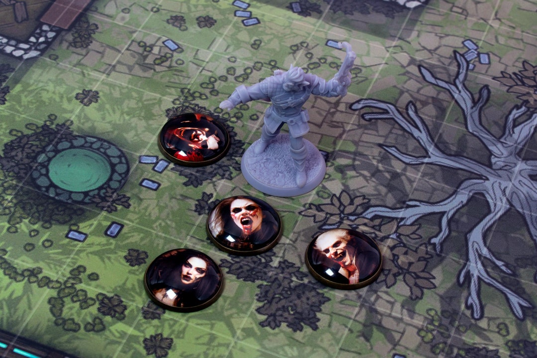 Vampire Premium RPG Tokens - Glass and Metal, DND, 5E, Table Top - Etsy
