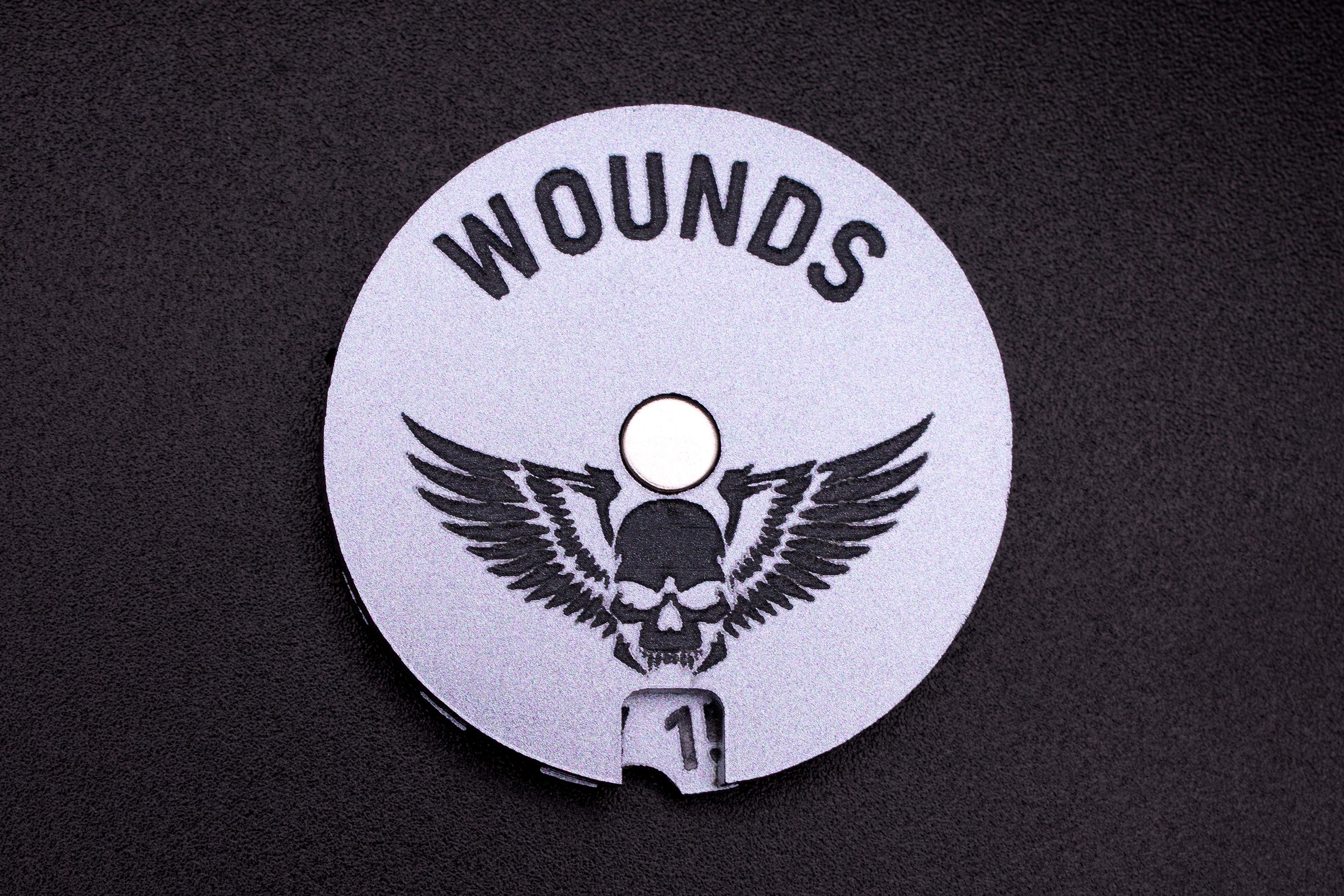 Wound Counter Dials - 1-15 Counters for Board Games and Role Playing ...