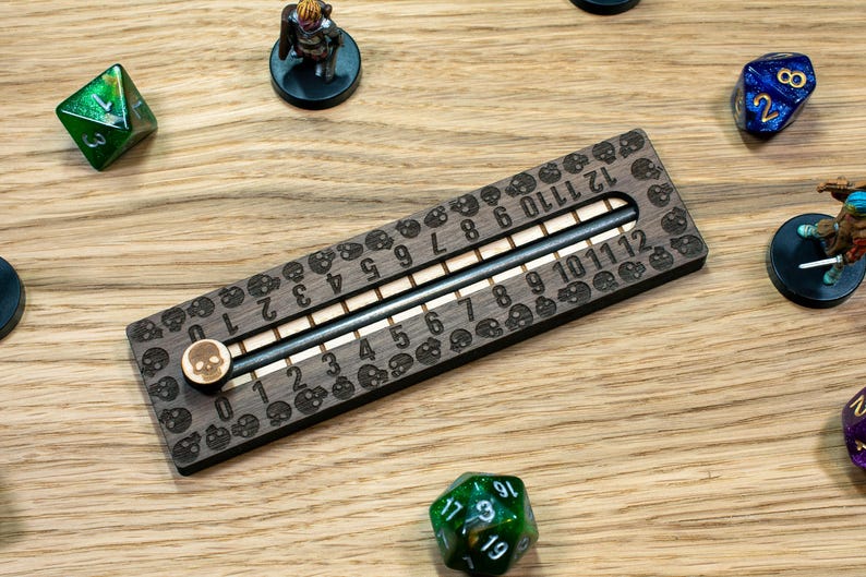 Daggerheart Compatible Fear Tracker - Real Wood GM Tool for Ttrpgs - Etsy