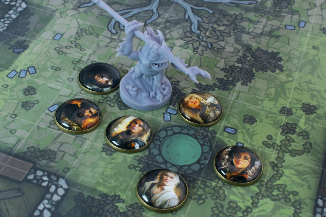 Character Portrait RPG Tokens: Glass and Metal, DND, 5E - Etsy
