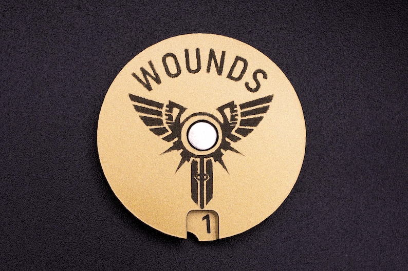 Wound Counter Dials - 1-15 Counters for Board Games and Role Playing ...