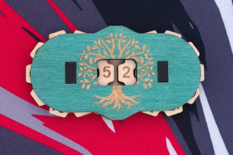 Wooden HP Tracker: MTG Dnd 5e, RPG Health Counter 0-99 - Etsy