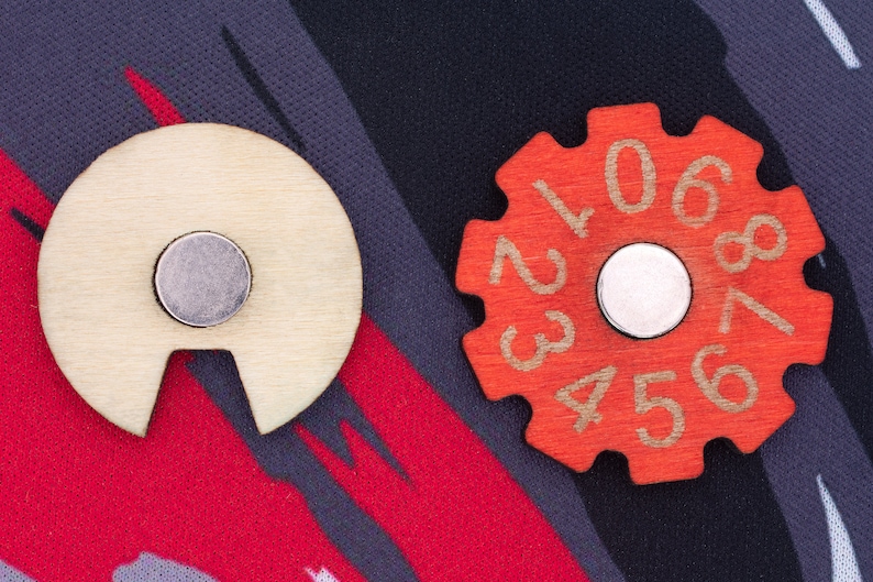 Elemental Wooden Game Counters: MTG Mana Dials, RPG Board Games - Etsy UK