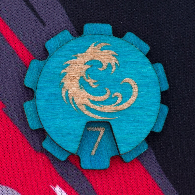 Elemental Wooden Game Counters: MTG Mana Dials, RPG Board Games - Etsy UK