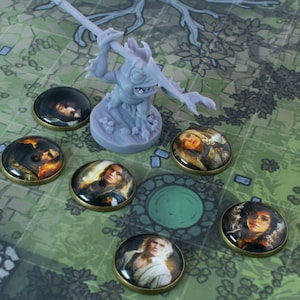 Custom Glass and Metal Premium Class Icon RPG Table Top Tokens DND, 5E ...