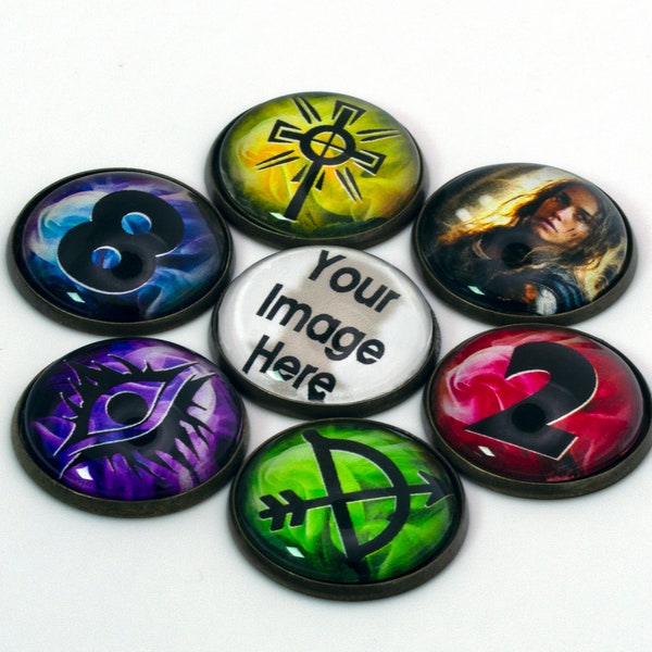 Glass Metal Tokens - Etsy
