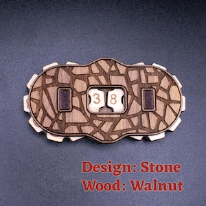 Miniature Hardwood Health Tracker 0-99 - HP Counter for Boards Games ...