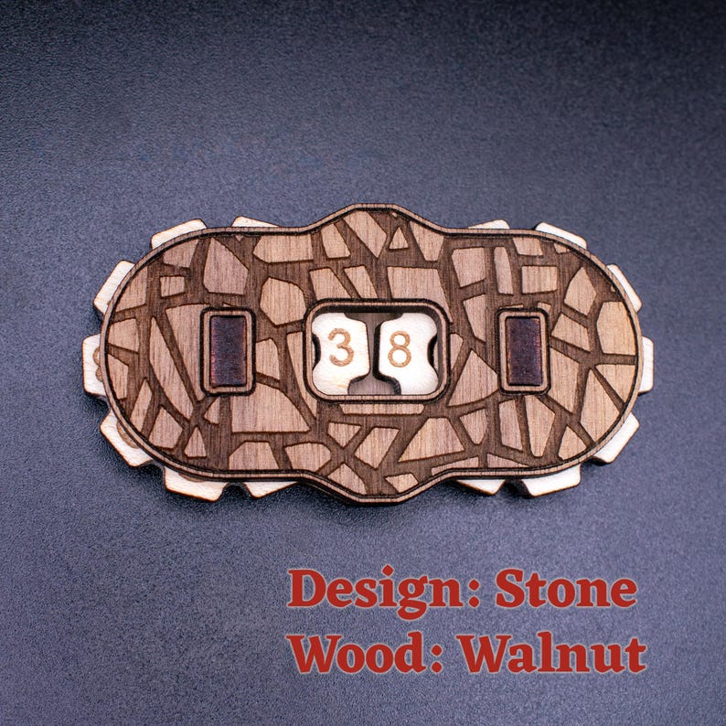 Hardwood HP Tracker 0-99: MTG Dnd RPG Health Counter - Etsy